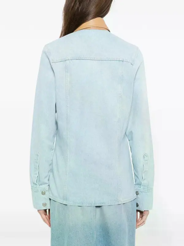 Nanushka Exposed Seam Cotton Shirt