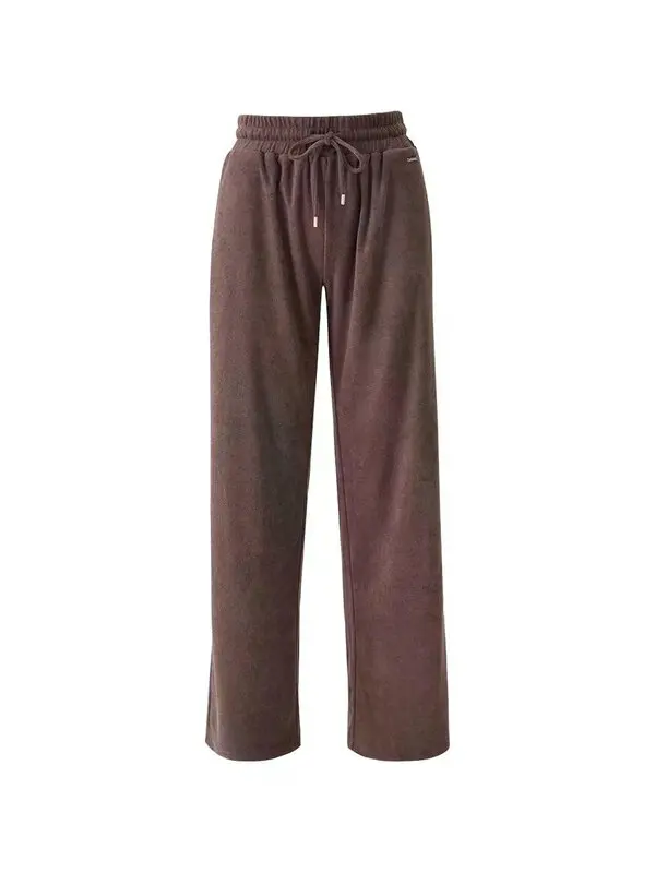 Melissa Odabash Betty Drawstring Track Pants - Brown