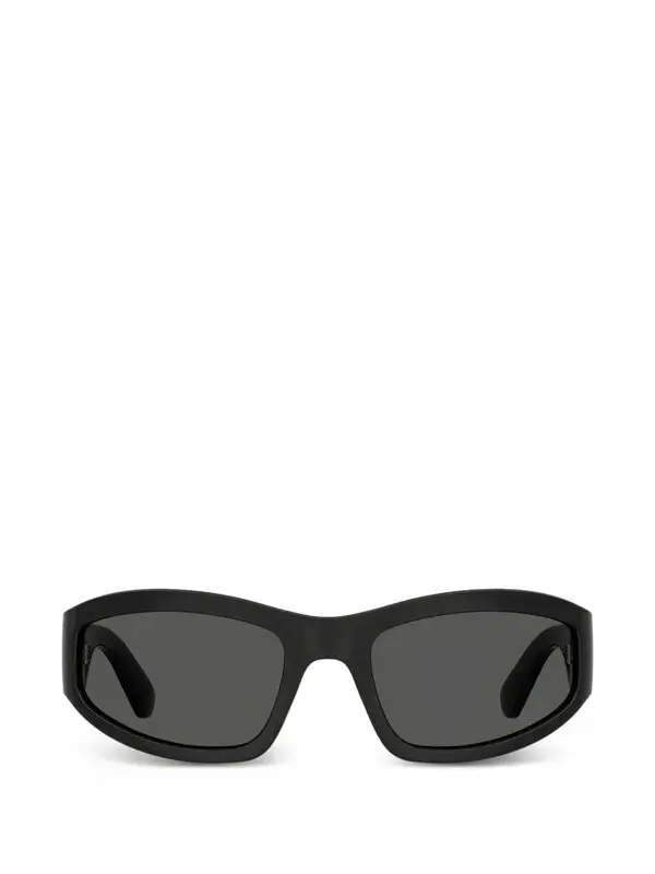 Moschino Rectangular Full-rim Sunglasses - Black