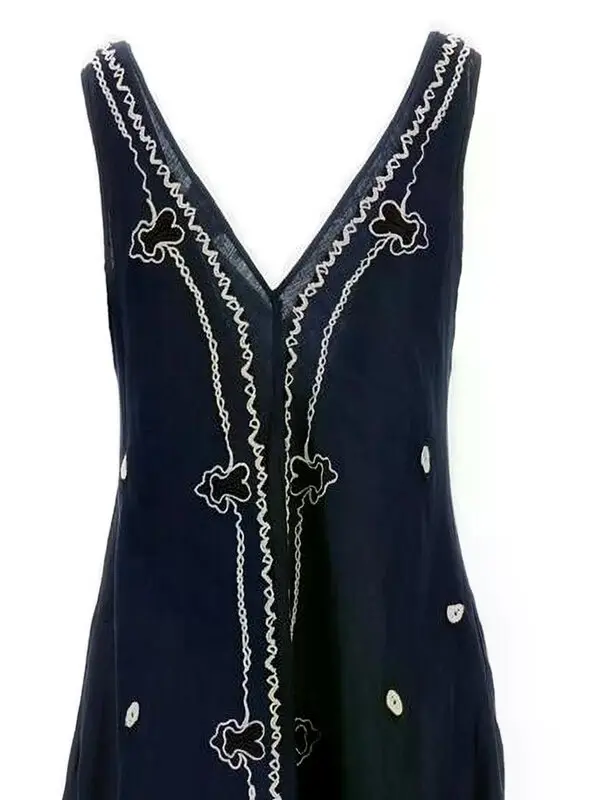 P.a.r.o.s.h Embroidered-details Midi Dress