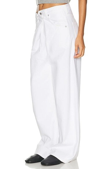 AGOLDE Vana Fold Jeans - Milkshake