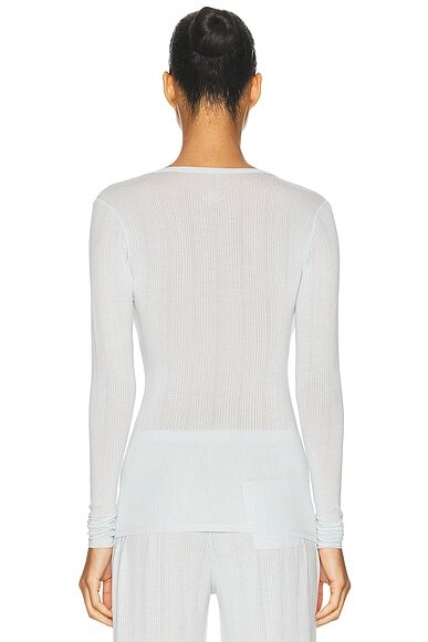 NEGATIVE UNDERWEAR Whipped Henley - Mist