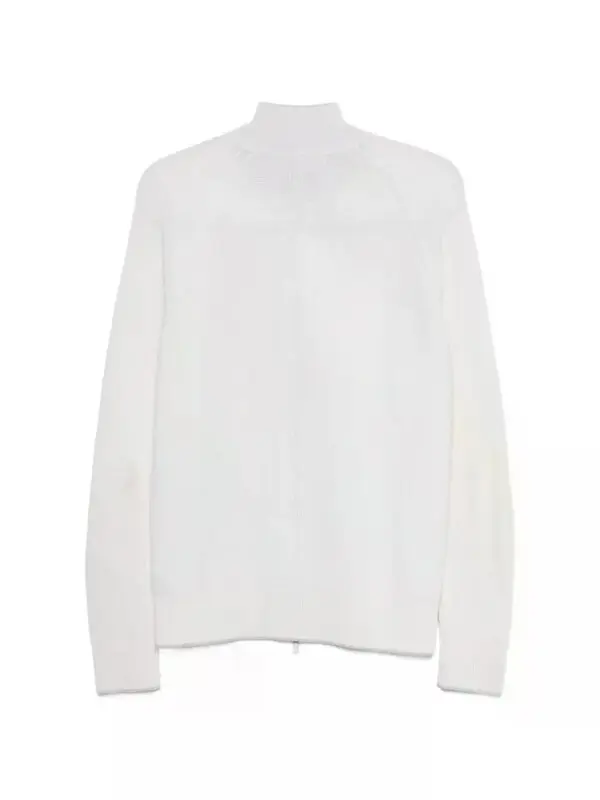 Eleventy Zip-up Cardigan - Neutrals
