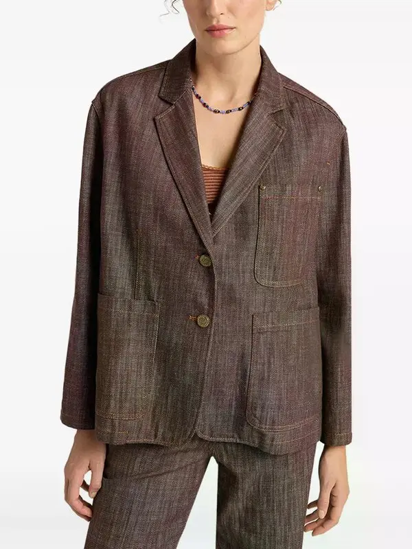 Momoni Single-breasted Denim Jacket
