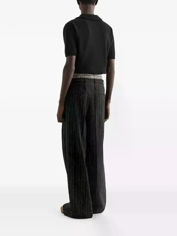 Dolce & Gabbana Cotton Blend Polo Shirt - Black