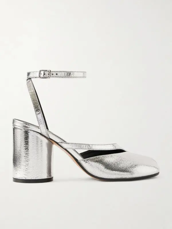MAISON MARGIELA Metallic Leather Tabi Sandals