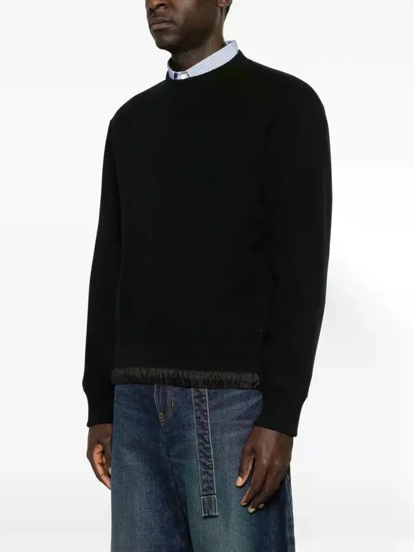 Sacai Drawstring Hem Sweatshirt