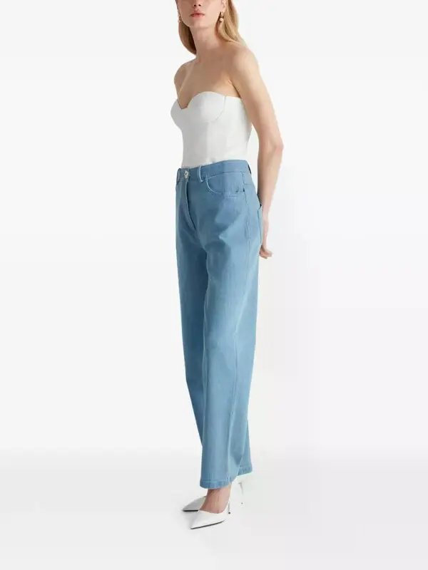 VIOLANTE NESSI Hexagonal Pocket Straight-leg Jeans