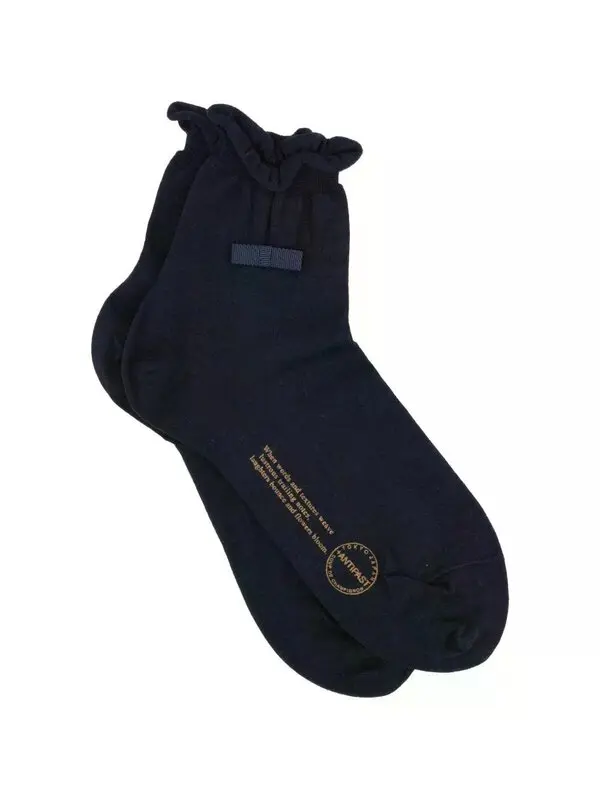 ANTIPAST Knitted Ruffle-detail Socks