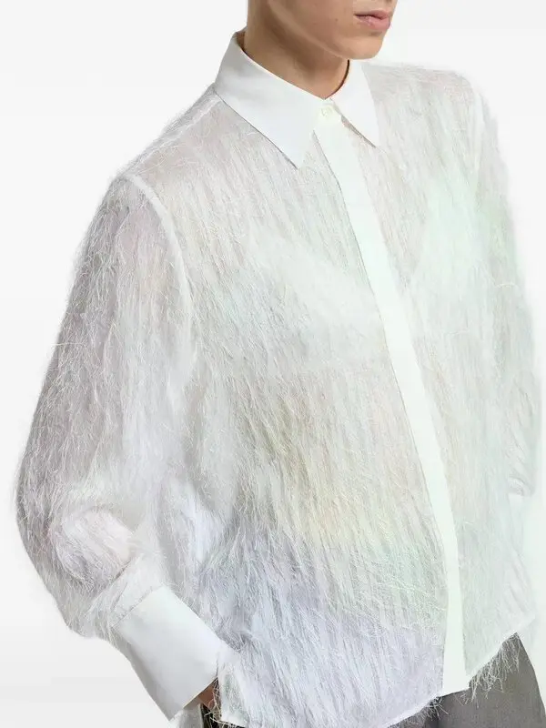 Peserico Embellished Fringe Shirt
