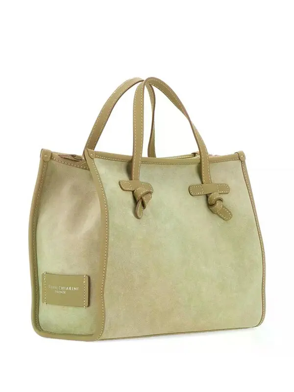 GIANNI CHIARINI 32 Miss Marcella Logo-patch Tote Bag - Green