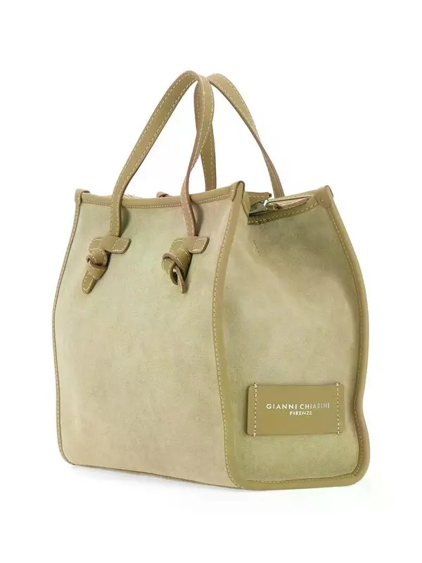 GIANNI CHIARINI 32 Miss Marcella Logo-patch Tote Bag - Green