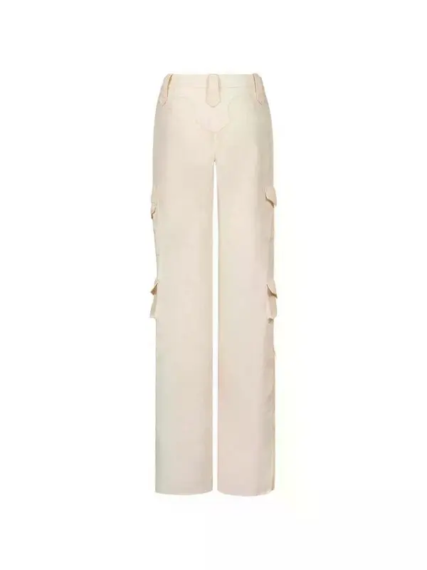 Johanna Ortiz Linen Cargo Trousers
