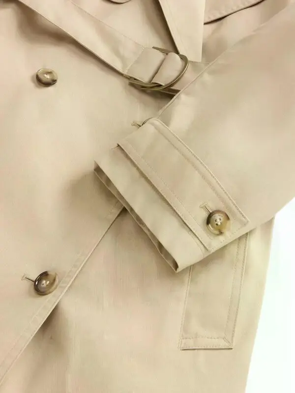 Woolrich Double-breasted Belted Trench Coat - Neutrals