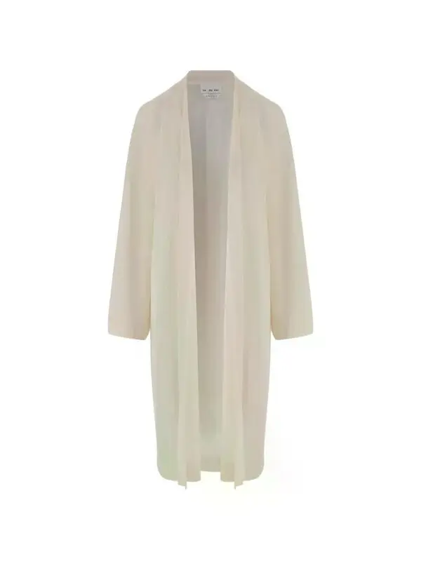 SA SU PHI Open-front Long-sleeve Coat - Neutrals