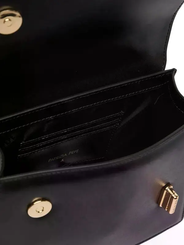Patrizia Pepe Leather Tote Bag - Black