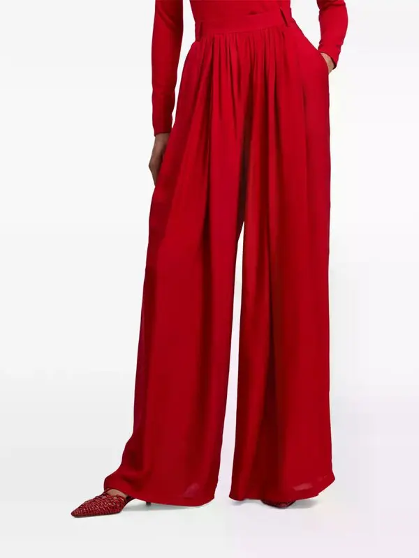 Ralph Lauren Vanessa Pleated Palazzo Trousers