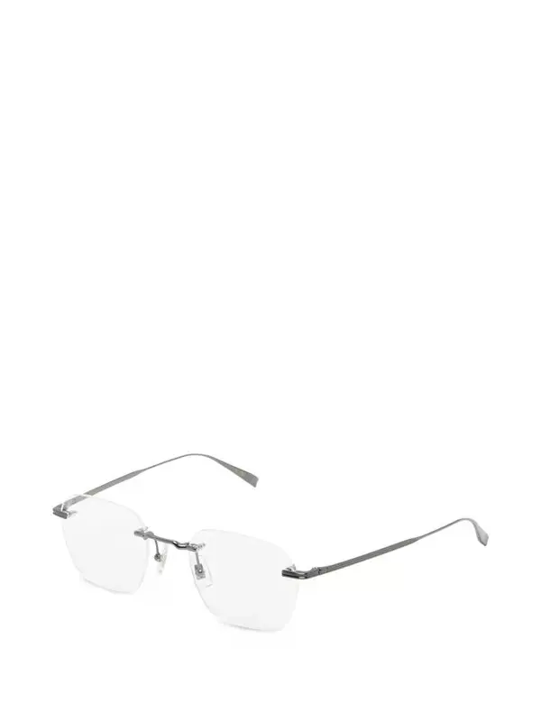 Dunhill Square-frame Glasses - Silver