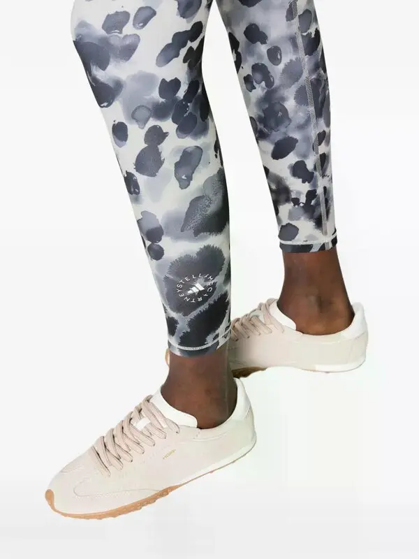 Adidas By Stella McCartney Animal Print Performance Trousers - Grey