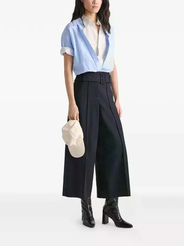 Dorothee Schumacher Short-sleeved Shirt With Pocket Detail - Blue