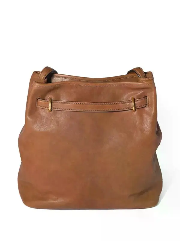 Miu Miu Aventure Nappa Leather Bucket Bag - Brown