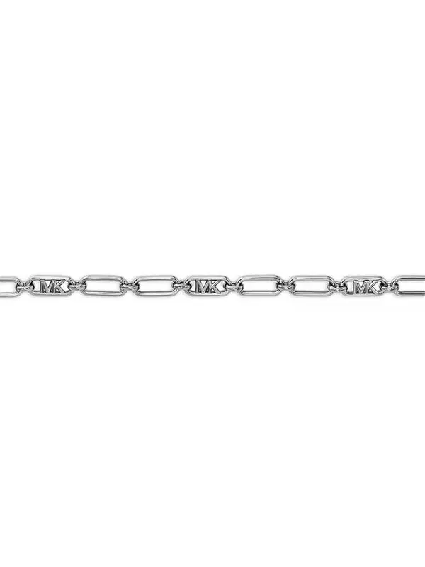 Michael Kors Logo Chain Necklace - Silver