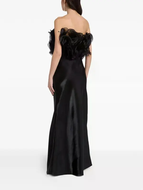 L'IDEE Strapless Ruffled Top