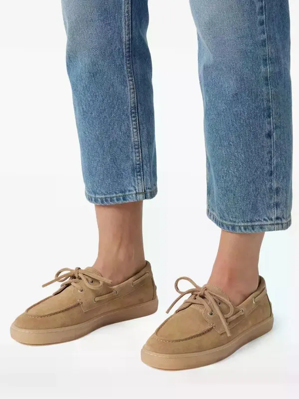 SUMMERY COPENHAGEN Suede Boat Shoes