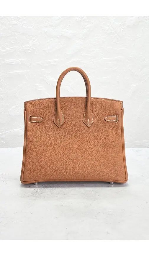 FWRD RENEW Hermes Togo Birkin 25 Handbag - Brown
