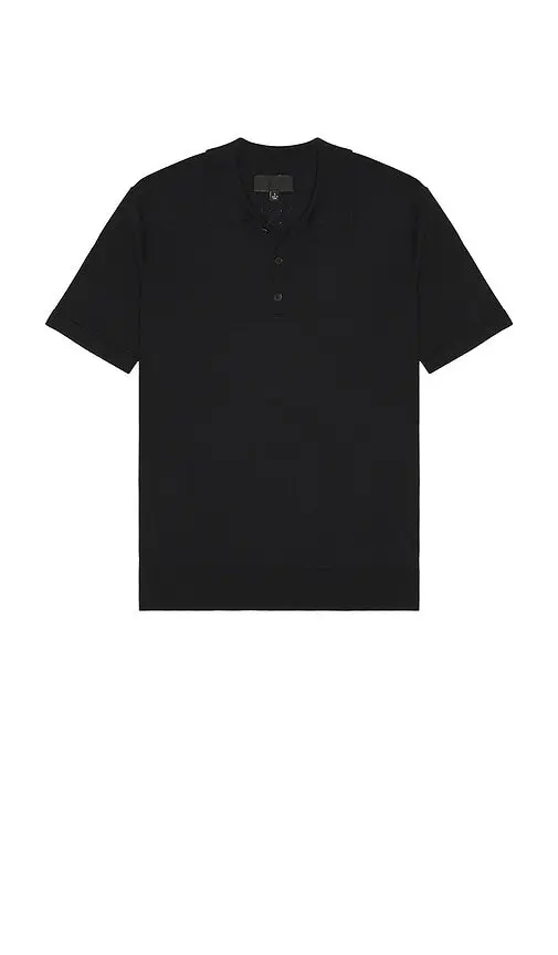NILI LOTAN Bryce Polo Sweater In . Also - Blue
