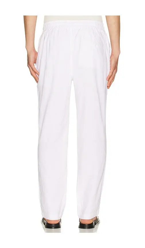 VINTAGE SUMMER Linen Blend Pants - White