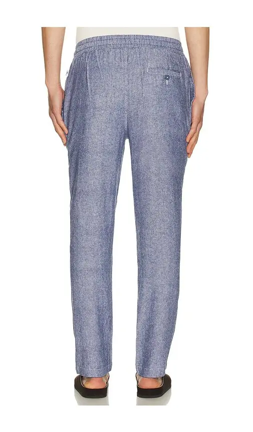 VINTAGE SUMMER Linen Pants - Blue