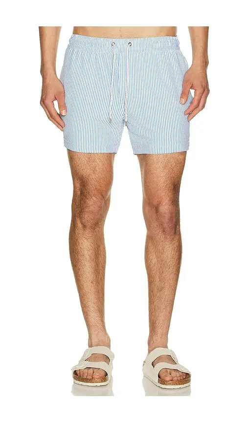 VINTAGE SUMMER Stripe Knit Shortie Volley