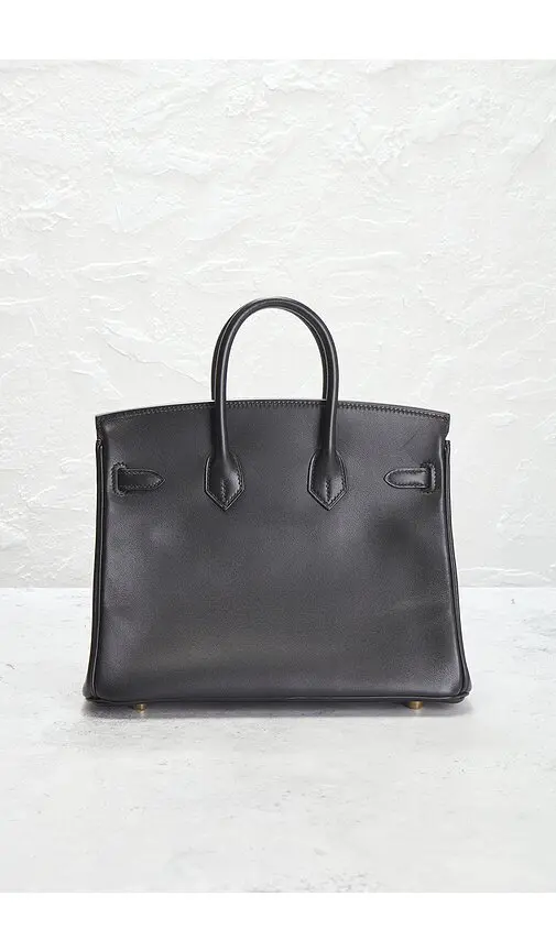 FWRD RENEW Hermes Swift Birkin 25 Handbag - Black