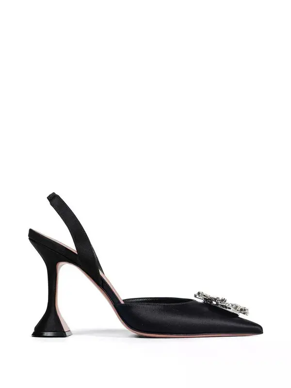 Amina Muaddi Begum Sling Embellished Slingback Pumps