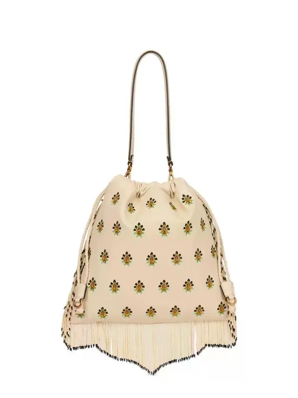 Etro Medium Kalispera Tote Bag With Floral Embroidery