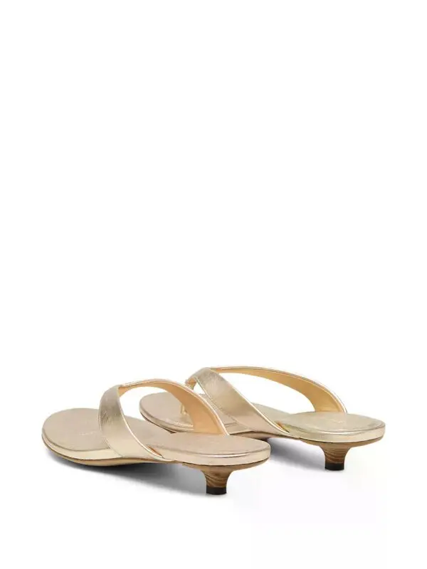 Marsèll Orma Metallic Heeled Sandals - Gold