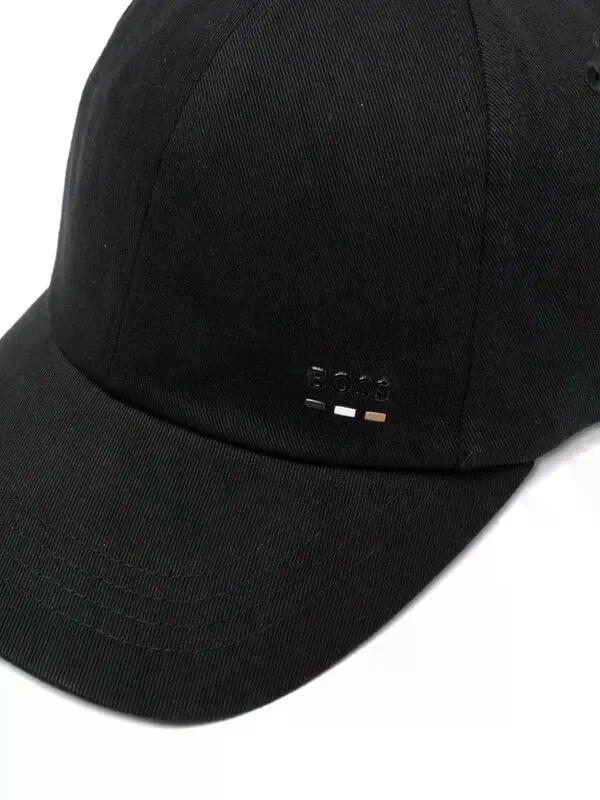 BOSS Logo Lettering Baseball Cap - Black