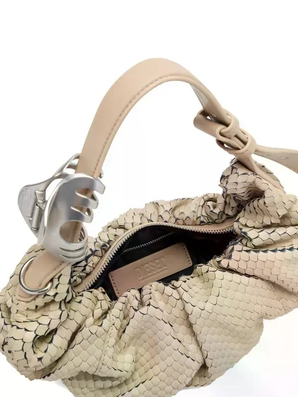 DIESEL® Grab-d Shoulder Bag In Taipan Snake-effect Leather