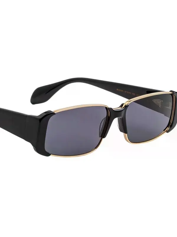 GIGI STUDIOS Viana Rectangle Frame Sunglasses - Black