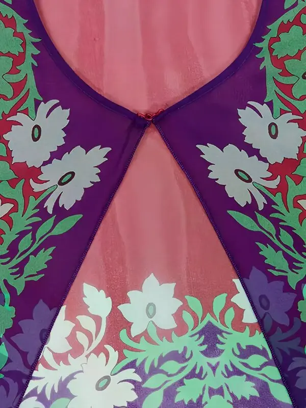 La DoubleJ Maria Floral Print Cape