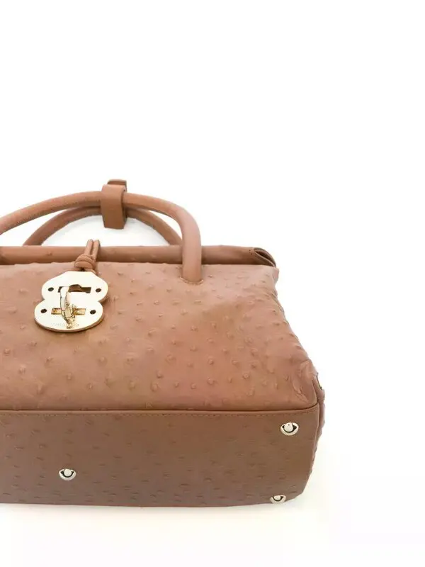 ZANELLATO Small Dotta Studded Tote Bag - Brown