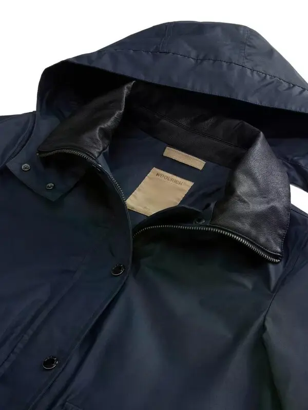 Woolrich Dundee Superwax Jacket With Removable Hood