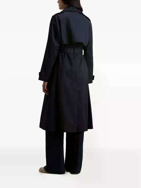 Woolrich Double-breasted Belted Trench Coat - Blue