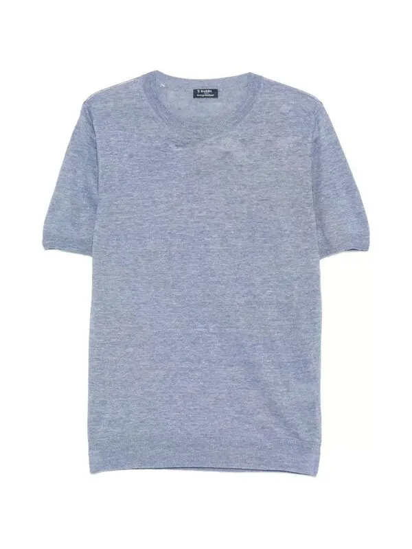 BARBA NAPOLI Linen T-shirt