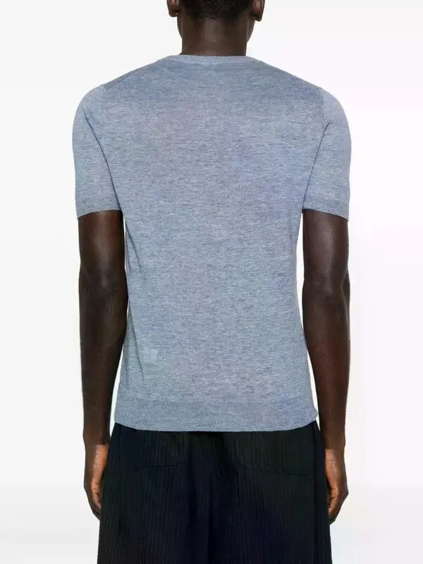 BARBA NAPOLI Linen T-shirt