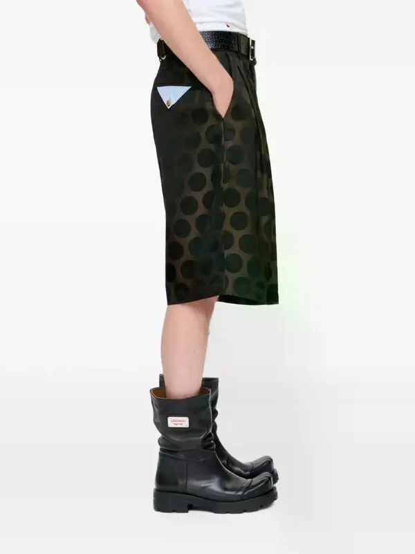 CHARLES JEFFREY Polka-dot Tailored Shorts