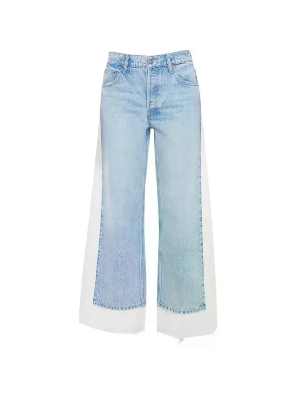 MOTHER The Nachio Two-tone Jeans - Blue
