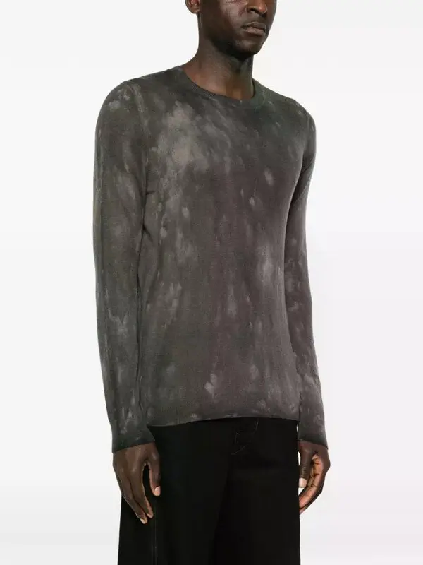Avant Toi Tie-dye Round Neck Sweater