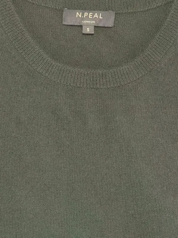 N.peal Khaki Short Sleeve Crew Neck T-shirt - Green